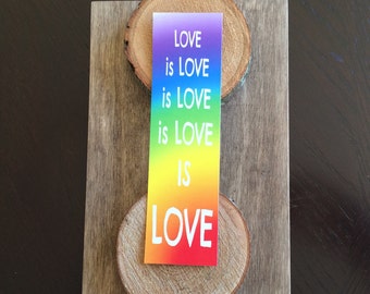 Love is Love Gay Pride Medium Printable Queer Art Orlando