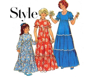 Peasant dress pattern | Etsy