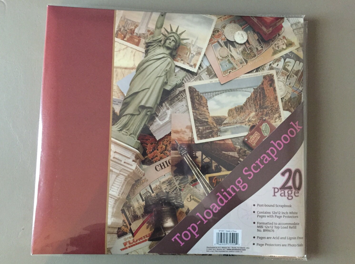 Travel 12 x 12 Scrapbook Album