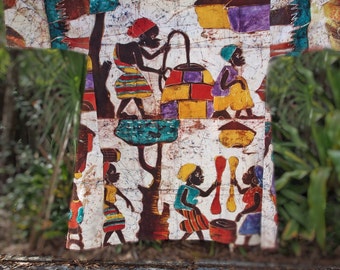 African batik art | Etsy