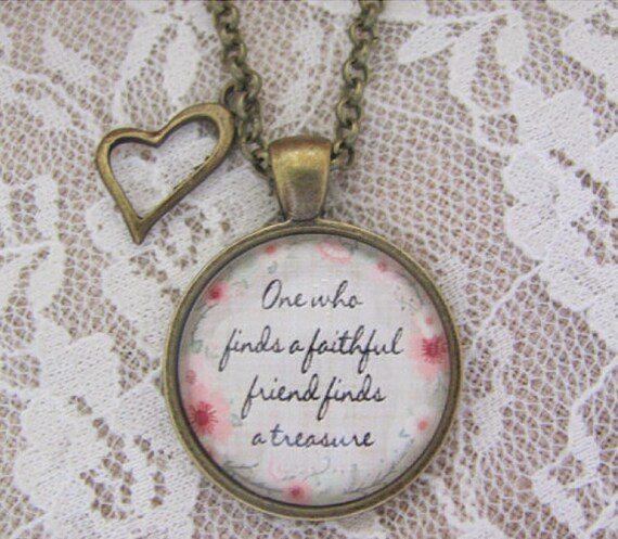 Friendship Pendant Necklace