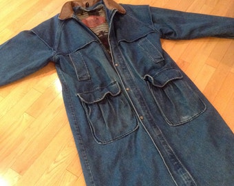 Unique denim duster related items | Etsy