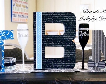 Gatsby monogram | Etsy