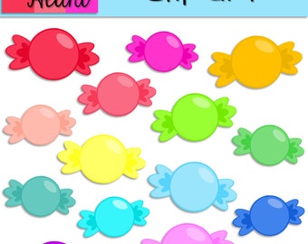 Items similar to I Love Candy Clip Art Set on Etsy