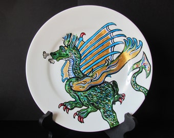 Dragon plates | Etsy