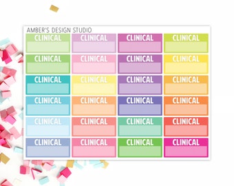 Nursing stickers | Etsy