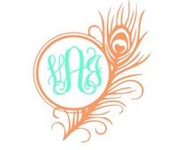 Unique feather decal related items | Etsy