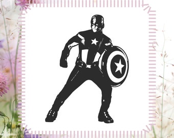 Captain stencil | Etsy