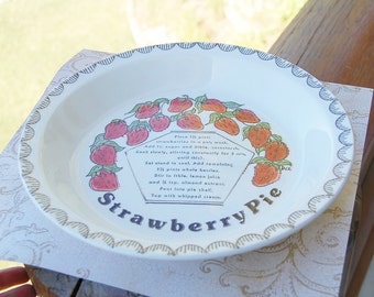 Decorative pie plate | Etsy