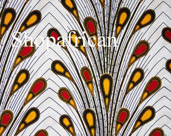 African print fabric online by Shopafrican on Etsy