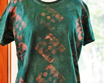 Batik tee shirt | Etsy