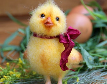 Needle felt chicken | Etsy