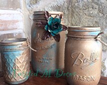 Popular items for copper mason jar on Etsy