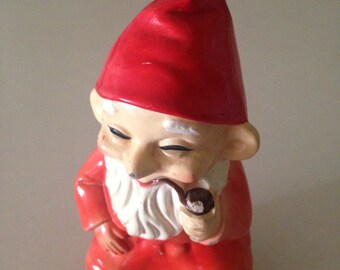 Gnome with pipe | Etsy