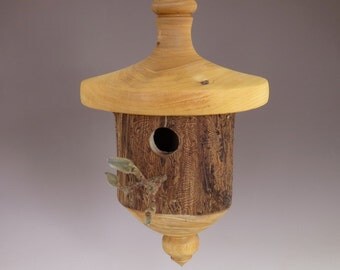Turned birdhouse | Etsy