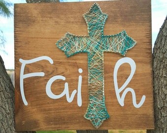 String art cross | Etsy