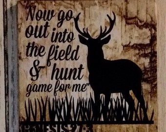 Hunting sign | Etsy