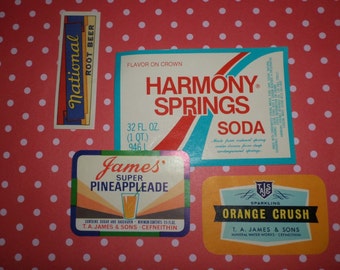 Unique vintage soda labels related items | Etsy