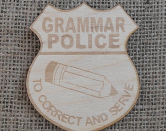 Grammar police | Etsy