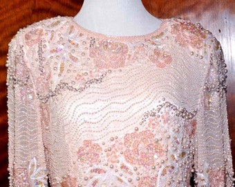 Light pink sequin | Etsy