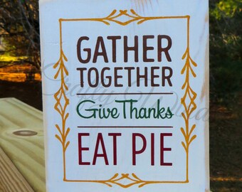 Pie signs | Etsy