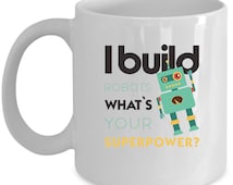 Unique robot mug related items | Etsy