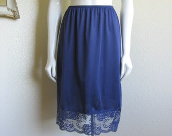 Blue half slip | Etsy