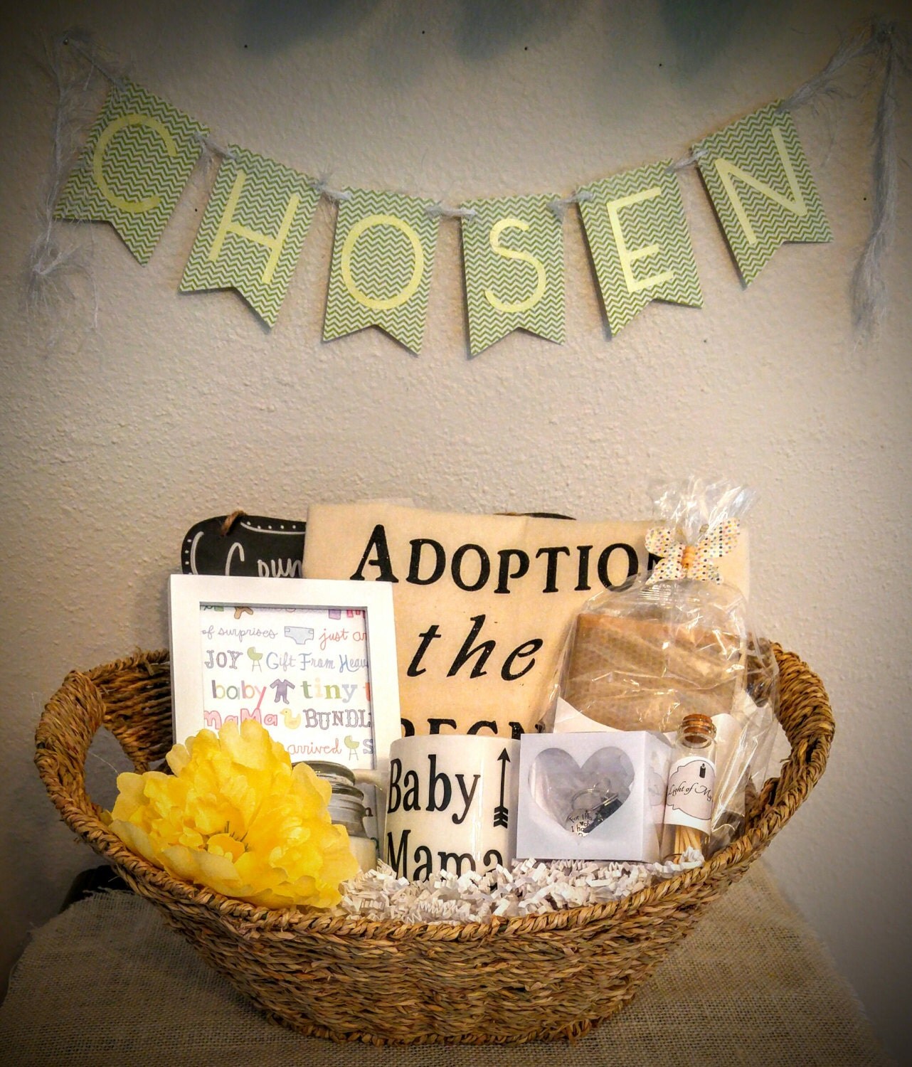 Adoption Gift Basket Chosen Basket