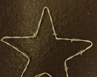 Barbed wire star | Etsy