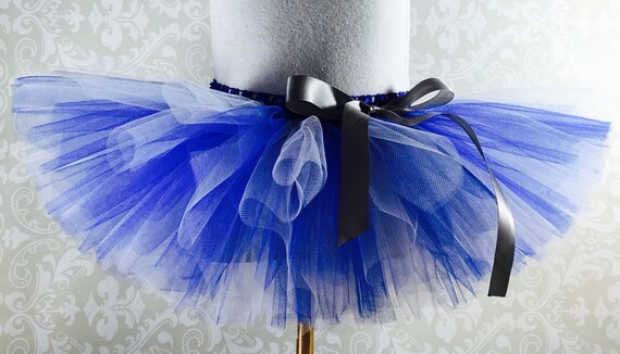 Sports Team Tutu Royal Blue and White Tutu by PrincessDanikaDesign