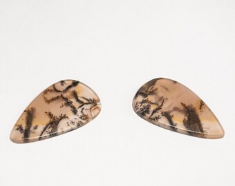 Dendritic agate cabochons | Etsy
