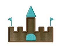 Unique castle applique related items | Etsy