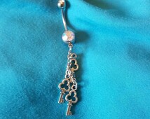 Unique key belly ring related items | Etsy