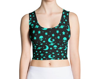Unique alien crop top related items | Etsy