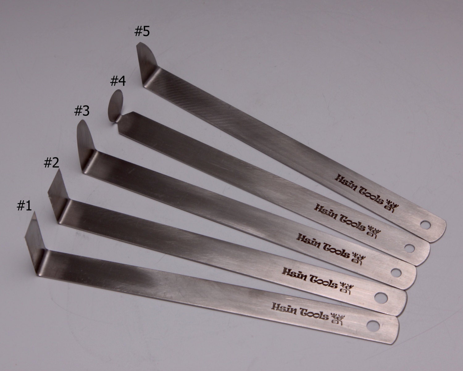 A Set of 5- The Best Stainless Steel Pottery Trimming / Chattering Tools (Laser engraving) by ...