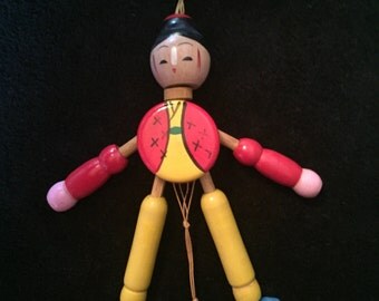 Pull string puppet | Etsy