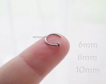 Fake tragus piercing | Etsy