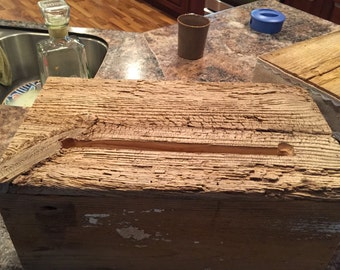 Wood card box | Etsy