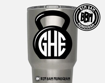 Kettlebell decal | Etsy