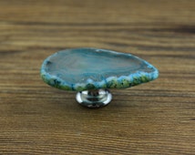 Popular items for agate knobs on Etsy