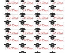 Unique graduation countdown related items | Etsy