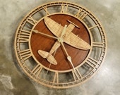 Unique Hand Crafted Laser Cut Clocks and by WhiteRabbitLaserWork
