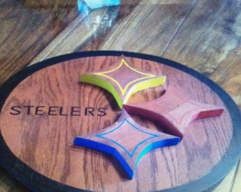 Steelers wood sign | Etsy