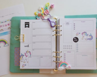 Unicorn template | Etsy