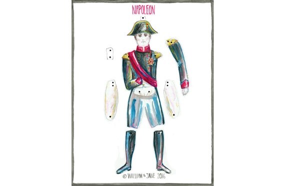 Emperor Napoleon Bonaparte DIY Instant by WilliamAndJaneDesign