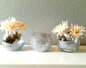 Glitter vases | Etsy