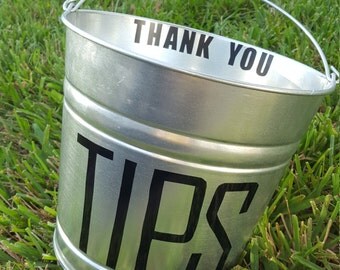 Custom tip jar | Etsy