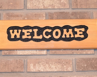 Routed wood signs | Etsy