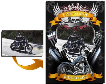 Live to ride | Etsy