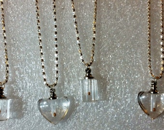 Mustard Seed Necklace Mustard Seed Miniature Bottle Mustard